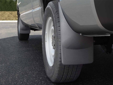 WeatherTech MudFlap No-Drill DigitalFit MudFlap Kit; Black 110007 ...