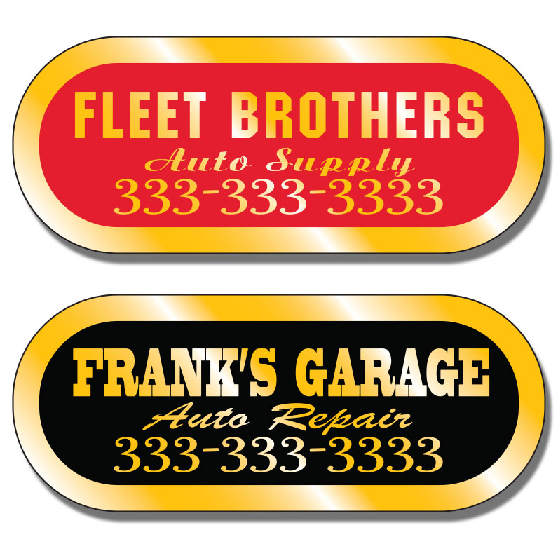 Silver Service Stickers