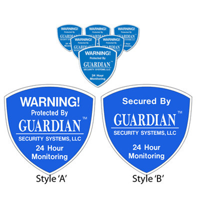 Security Yard Signs | Security Decals | Home Security Sign