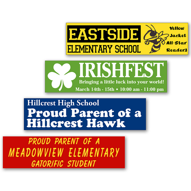 Honor Roll Bumper Stickers | Custom School Bumper Sticker