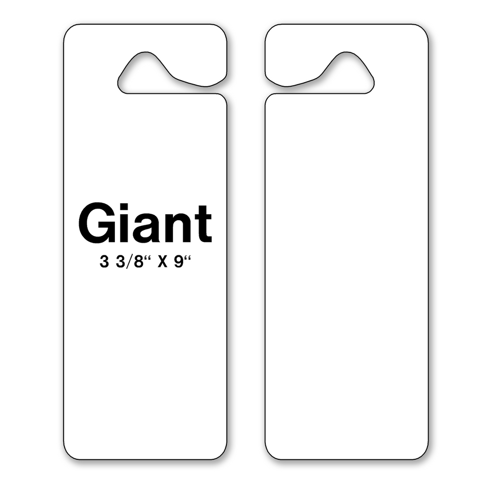 Blank Static Window Cling | Blank Static Cling