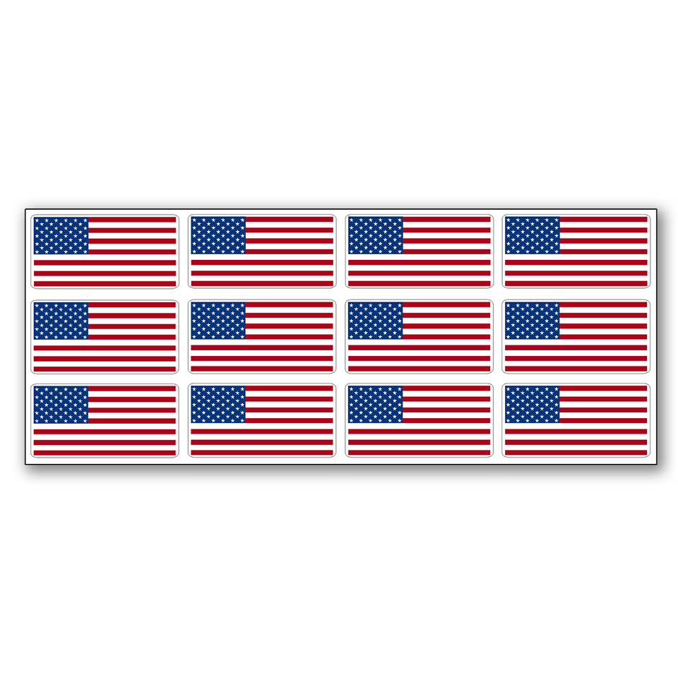 American Flag Sticker Sheets