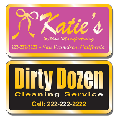 service stickers for equipment