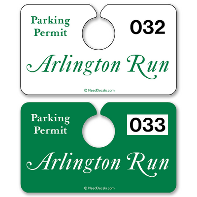 Custom Automotive Rear View Mirror Hang Tags