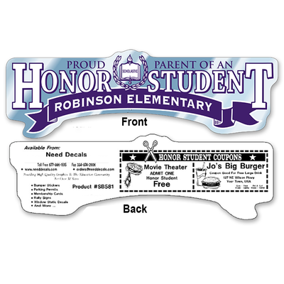 Honor Student Bumper Stickers
