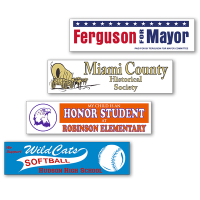 Custom Vinyl Bumper Stickers | One Color Car Decals