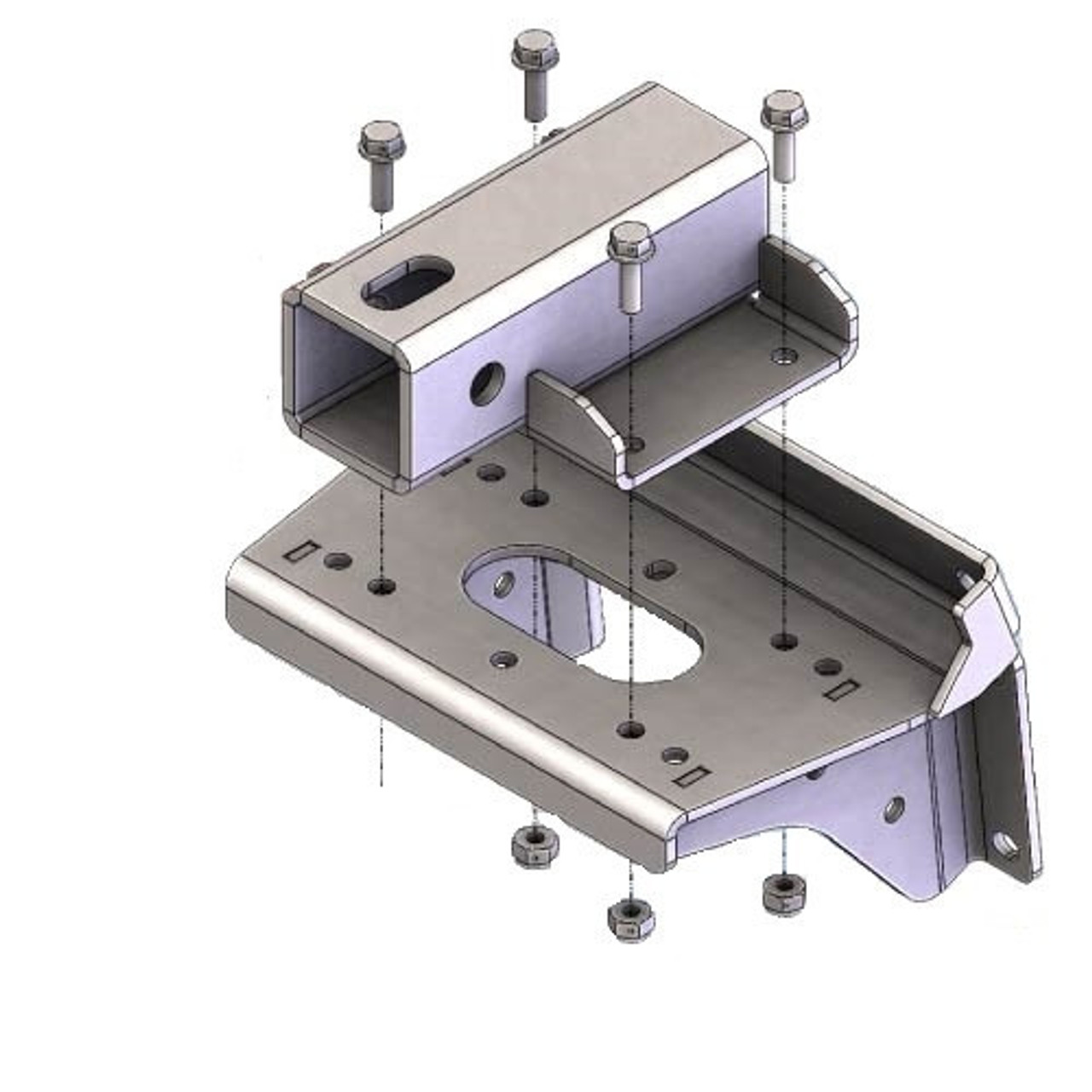 John Deere Gator Universal Receiver Hitch By Kfi Products 101240