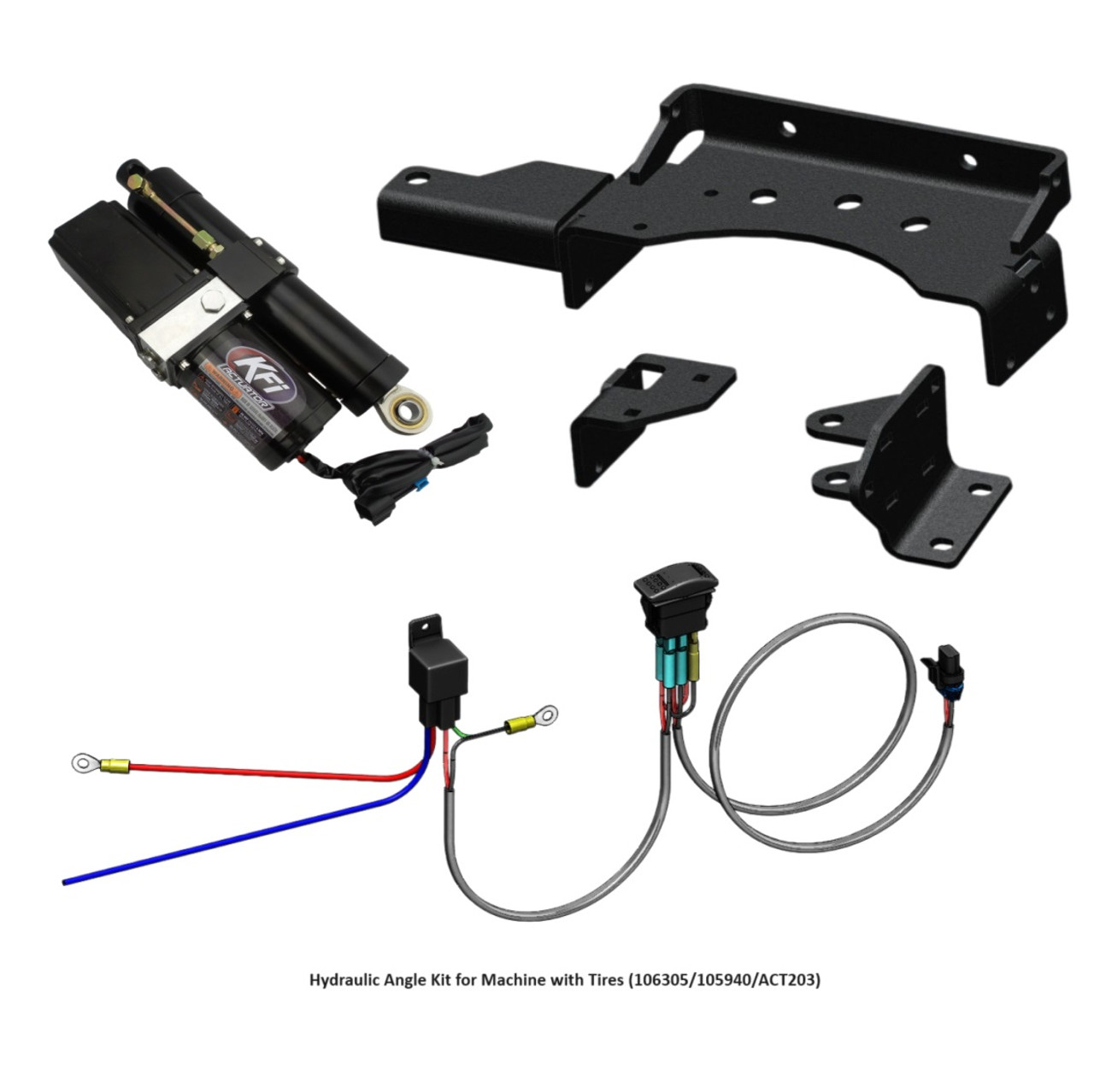 John Deere Gator Xuv 625 825 855 Heavy Duty Snow Plow Kit By Kfi