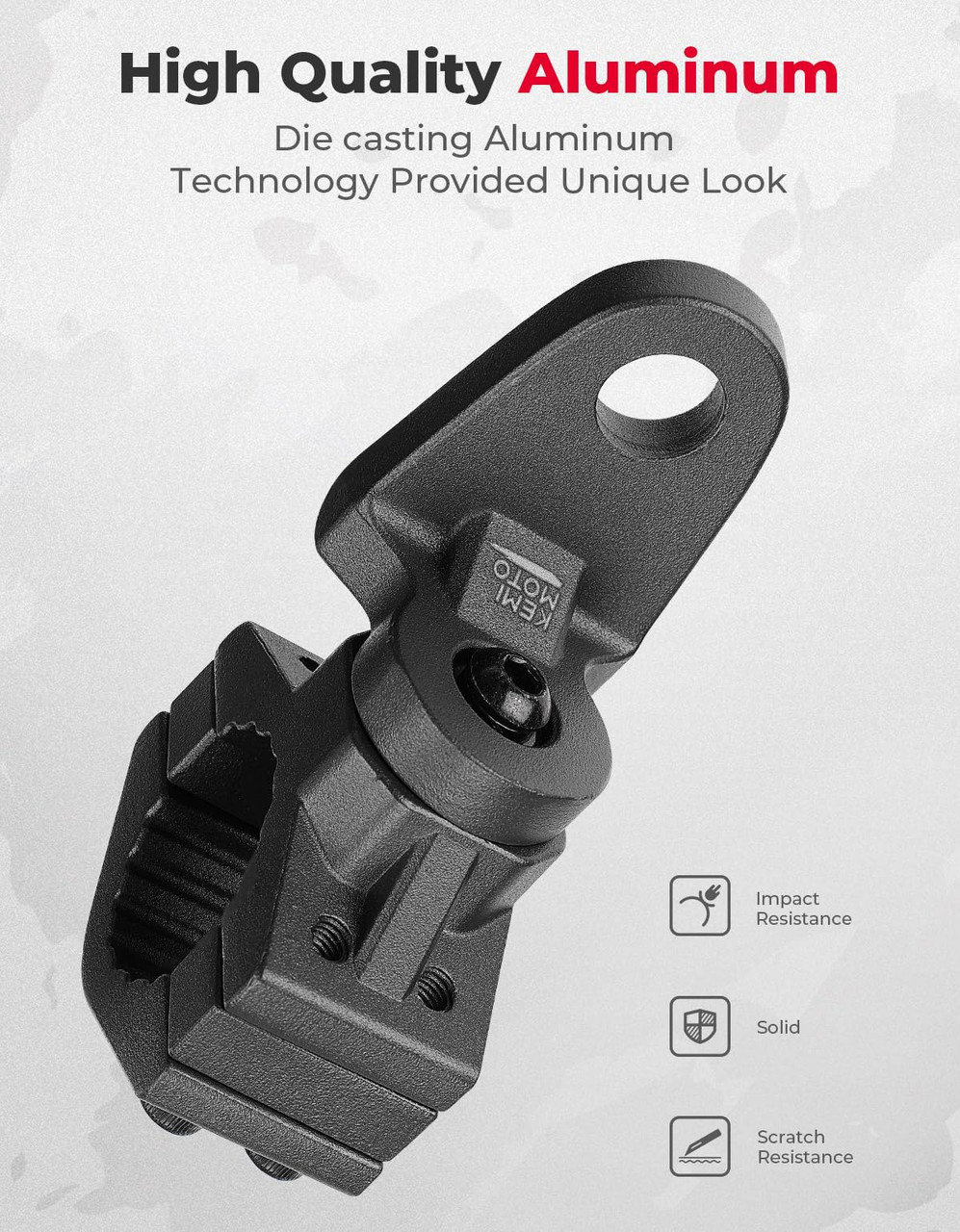 John Deere Gator HPX/RSX/XUV Whip Light/Flag Mounting Bracket for 7/8 ...