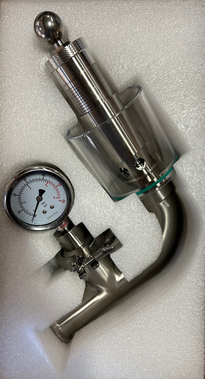 304 Stainless Spunding Valve – Adjustable Fermentation Pressure