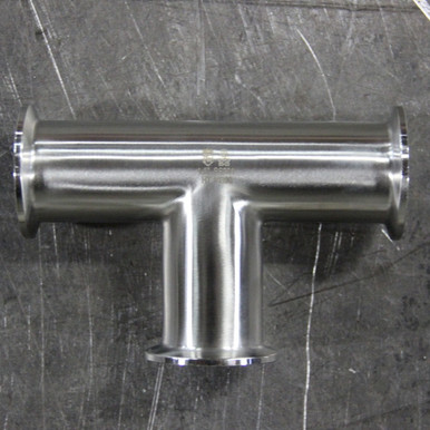 Tri-Clamp (TC) Tee - 316 Stainless Steel