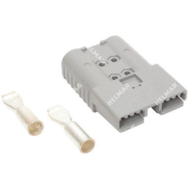 6345G1 CONNECTOR W/CONTACTS (SBX350 2/0 GRAY)