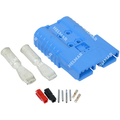 6346G1 CONNECTOR W/CONTACTS (SBX350 2/0 Blue)