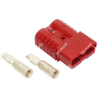 6802G1 CONNECTOR W/CONTACTS (SB120 #2 Red)