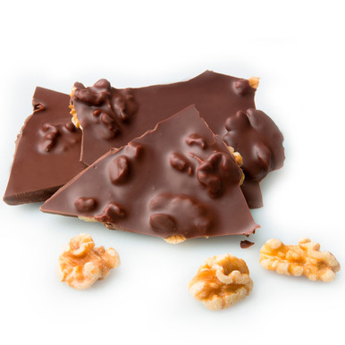 Milk Chocolate Walnut Bark (5 LBS) - Bulk Wholesale Chocolate