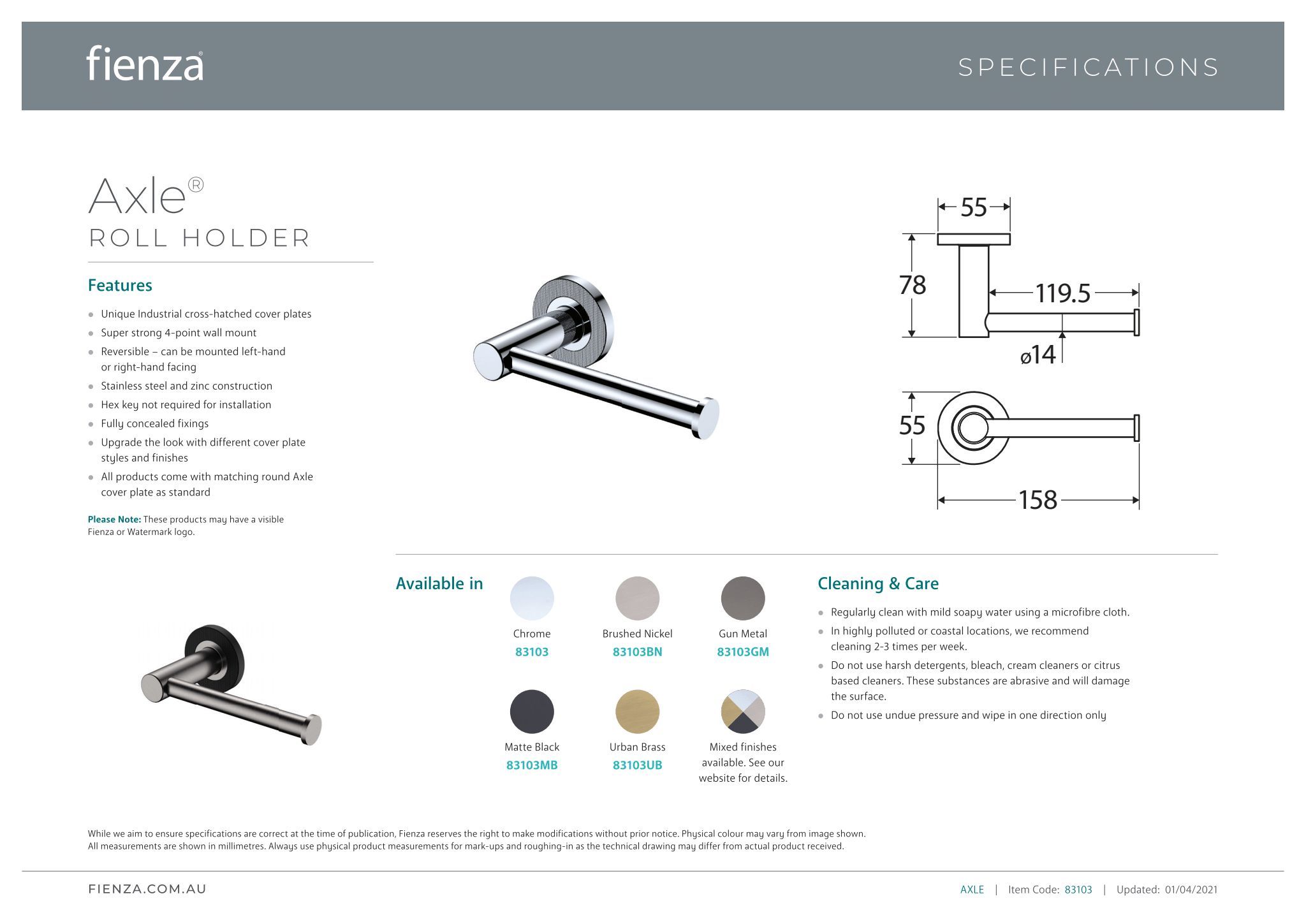 Axle Roll Holder - Efficient Storage & Organization Solution