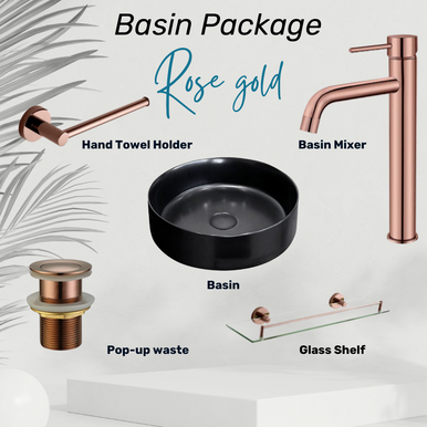 Ideal Basin Package Rose Gold