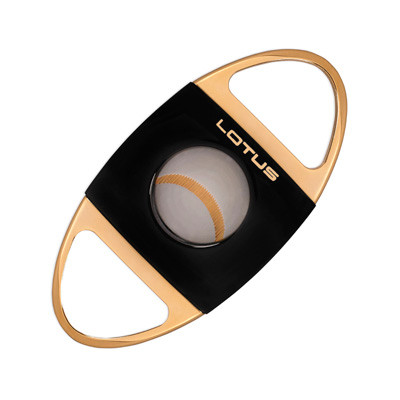 Lotus Jaws Cigar Cutter Black/Gold