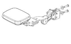 Permobil Attendant Control Bracket with Palm Pad