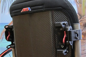 ADI Carbon Fiber Series Back Support, 2.5" or 4" Lateral Support