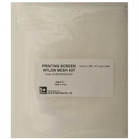 PRINTING SCREEN NYLON MESH 43T 1350 X 1200MM - Qizzle