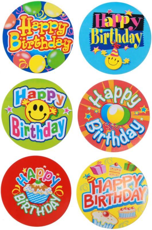 HAPPY BIRTHDAY MULTI PACK STICKERS, PKT 102 - Qizzle