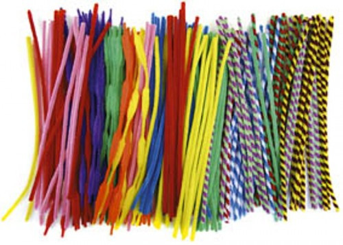 PIPE CLEANERS ASST SHAPES, PKT 200 - Qizzle