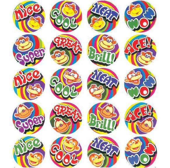 MONKEY MULTI PACK STICKERS - Qizzle