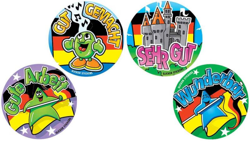 MIXED PACK GERMAN STICKERS - Qizzle