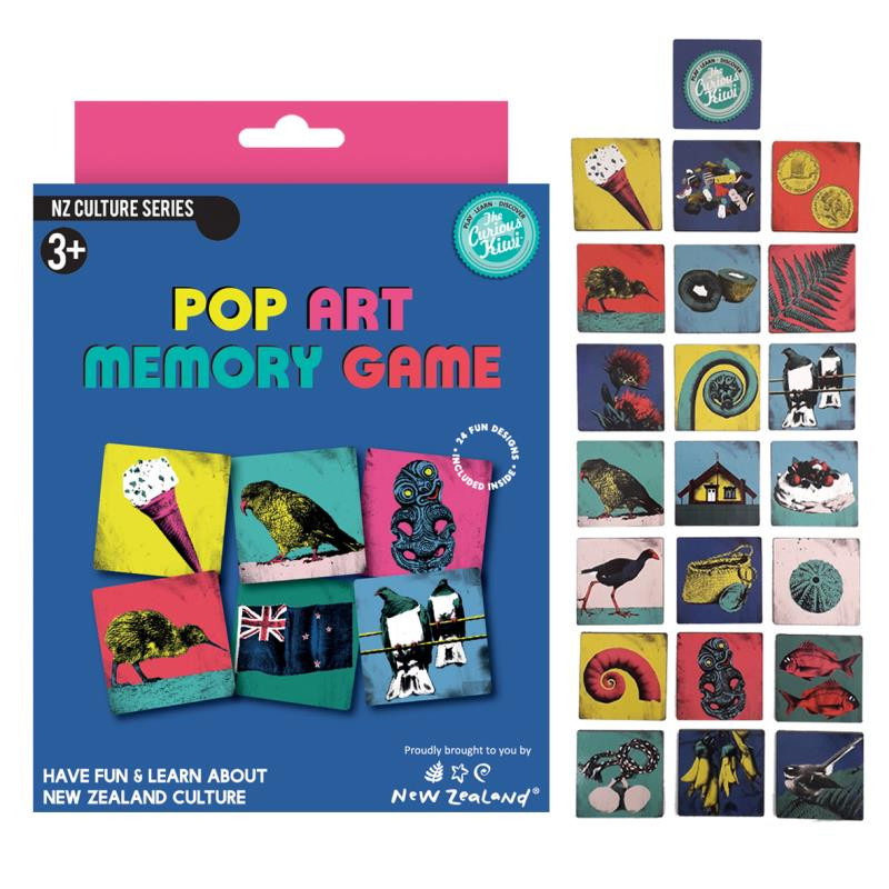 NZ POP ART MEMORY GAME - Qizzle