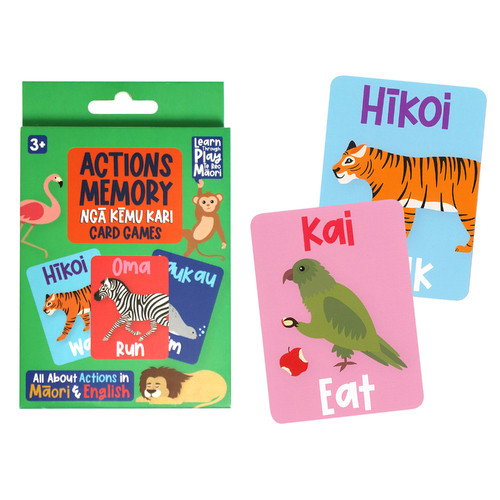 MEMORY GAME TE REO MAORI ACTIONS - Qizzle