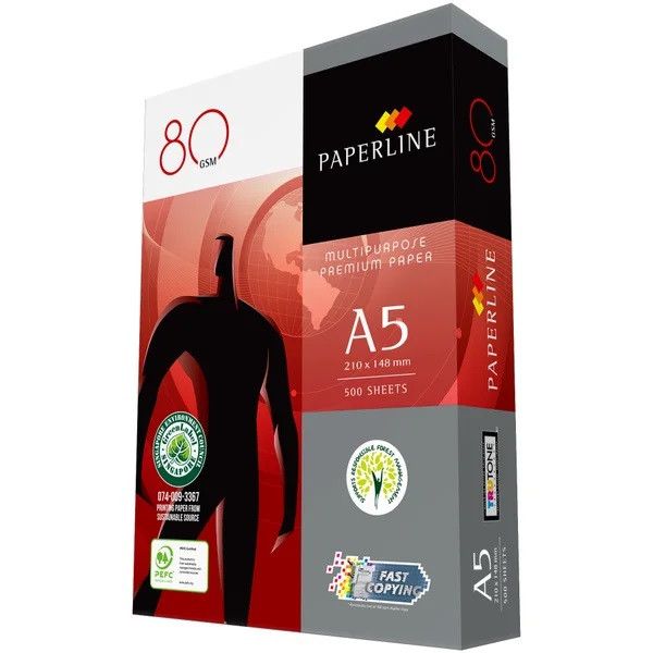 PAPERLINE A5 WHITE COPY PAPER - Qizzle