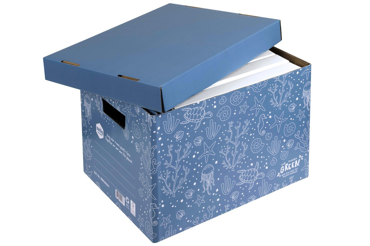MARBIG ENVIRO ARCHIVE BOX (SEA BLUE) - Qizzle