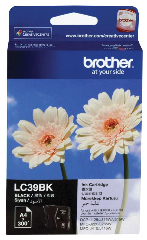 BROTHER LC39 BLACK INKJET CARTRIDGE - Qizzle