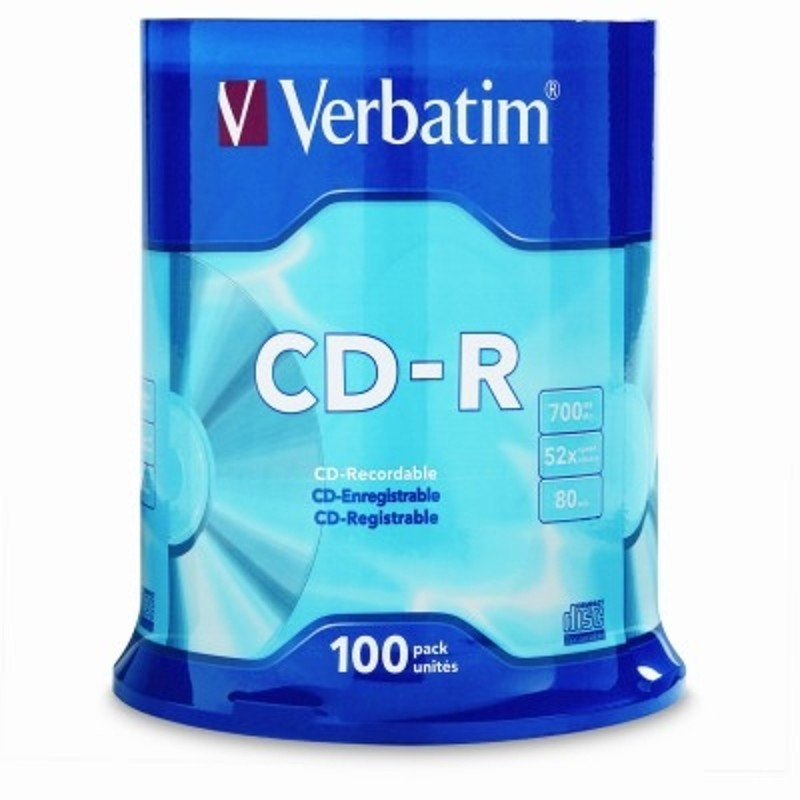 VERBATIM CD-R SPINDLE 100 PACK - Qizzle
