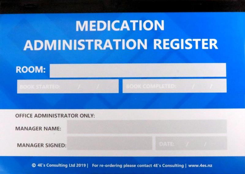 MEDICATION ADMINISTRATION REGISTER - Qizzle