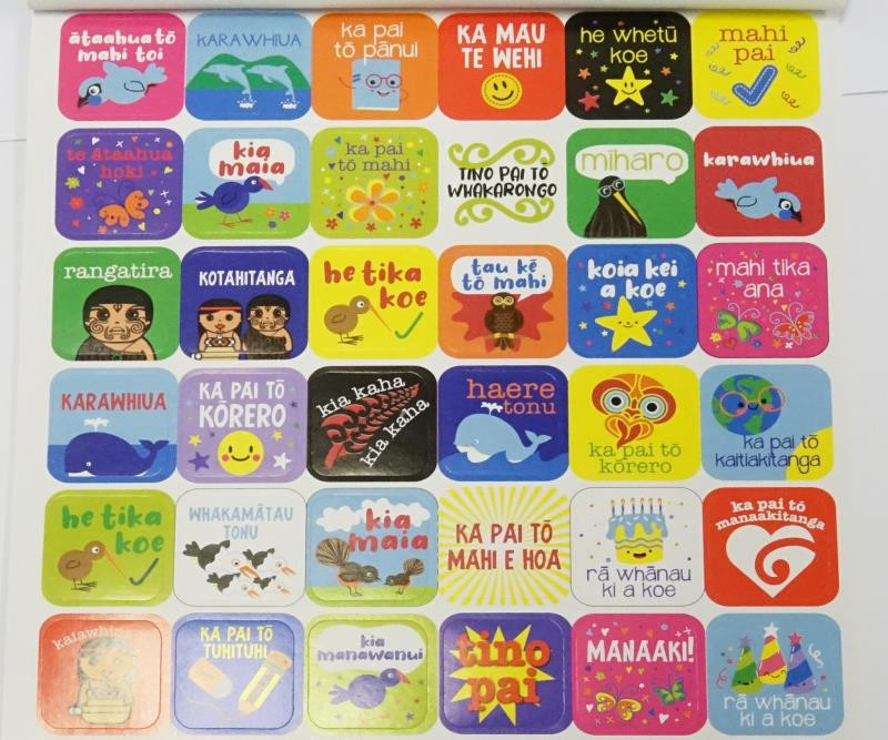 TE REO MAORI TEACHER STICKER PAD - Qizzle