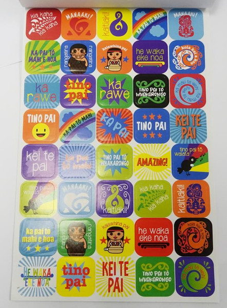 TE REO MAORI TEACHER STICKER PAD - Qizzle
