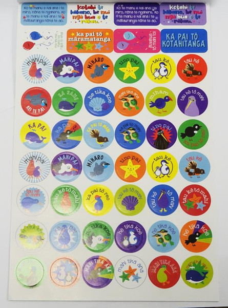 TE REO MAORI TEACHER STICKER PAD - Qizzle