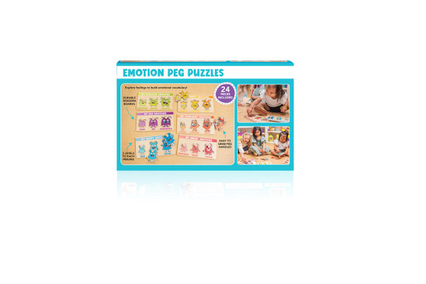 MY EMOTIONS LEVELS PEG PUZZLES, SET 6 - Qizzle