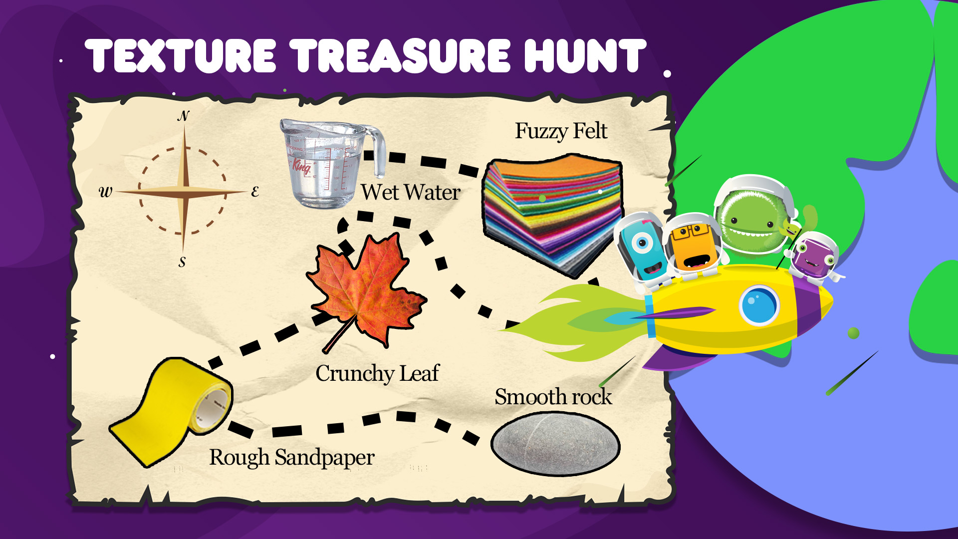 Texture Treasure Hunt Activity - Qizzle