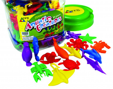 COUNTERS AQUATIC CREATURES, PKT 84 - Qizzle