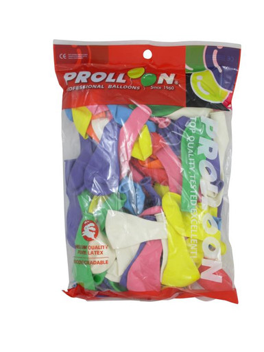 BALLOONS ASSORTED, PKT 100 - Qizzle