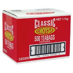 CHOYSA CLASSIC TEA BAGS, BOX 500 - Qizzle