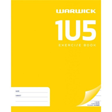 1U5 WARWICK EXERCISE BOOK - Qizzle