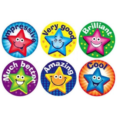IMPRESSIVE STARS MULTI PACK STICKERS - Qizzle
