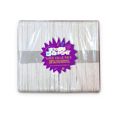 JUMBO POP STICKS PLAIN, PKT 500 - Qizzle