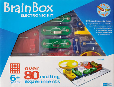 BRAINBOX ELECTRONIC KIT - MINI (80+ EXPERIMENTS) - Qizzle