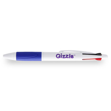 QIZZLE 4 COLOUR BALLPOINT PEN - Qizzle