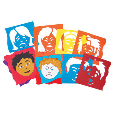 MIX AND MATCH EMOTIONS STENCILS - Qizzle
